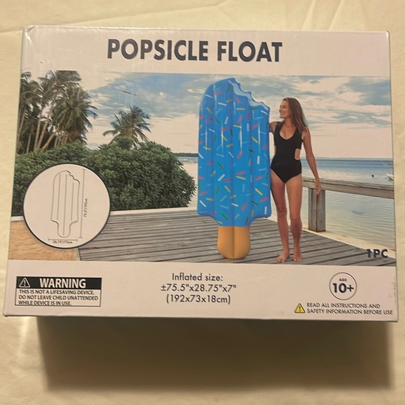 Creative Home and Kitchen | Swim | Inflatable Pool Floats Adults Kids Popsicle Float Bed Beach ...